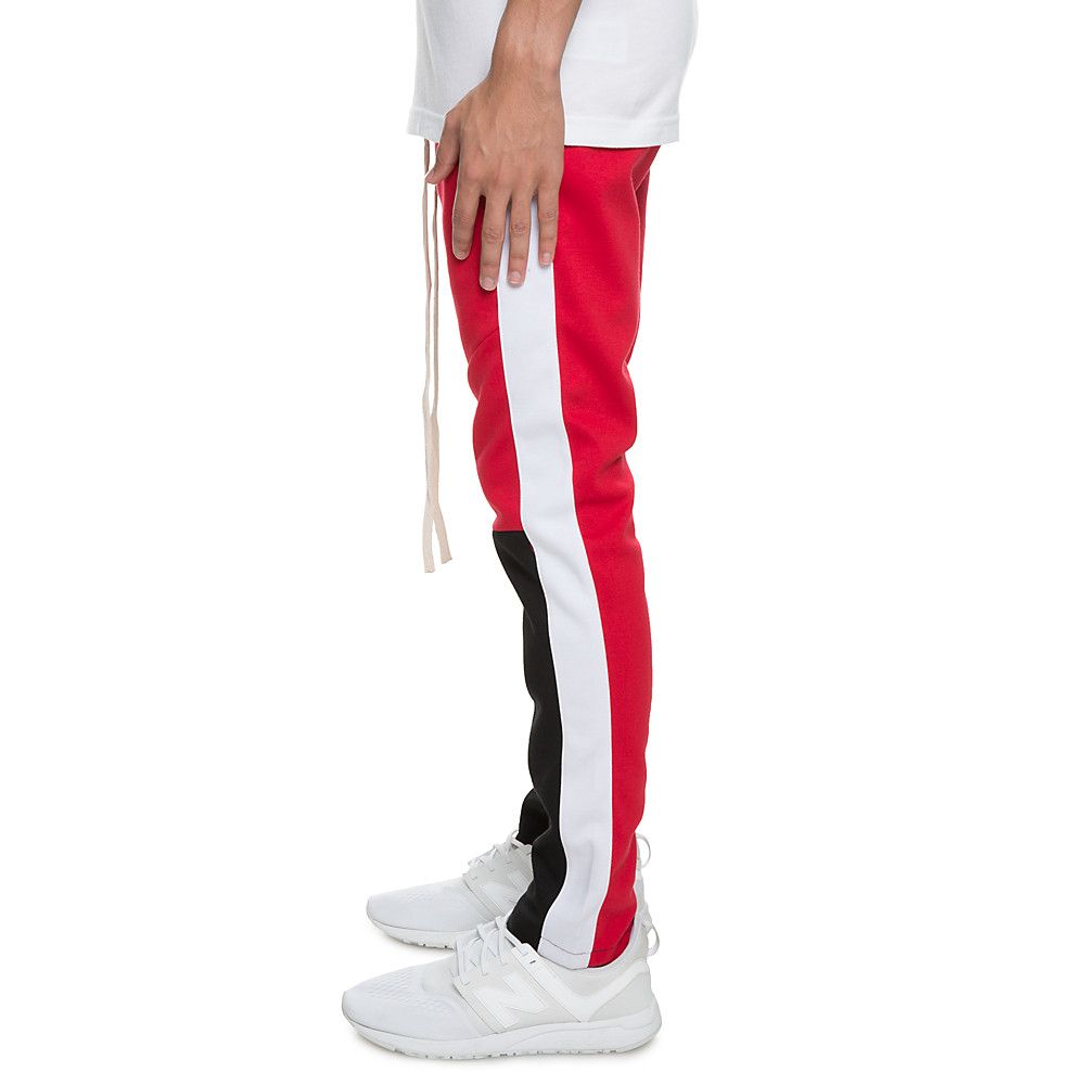 BLACK KEYS Men's Colorblock Track Pants BKP821RED - Shiekh
