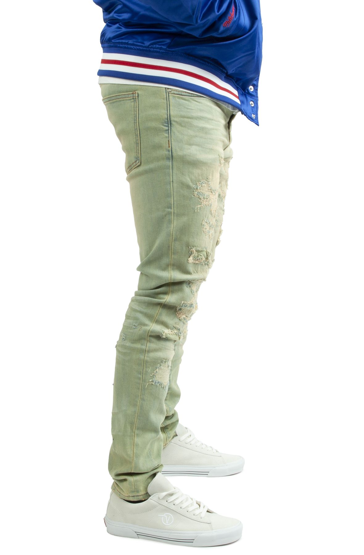 EMBELLISH Cast Yellow Tinted Jeans EMBSP222-114 - Shiekh