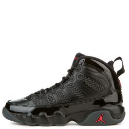 GRADE SCHOOL AIR JORDAN 9 RETRO BLACK/SUMMIT WHITE/METALLIC GOLD