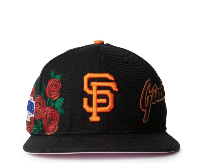PRO STANDARD San Francisco Giants Rose Red Snapback Hat LSG732134-BLK ...