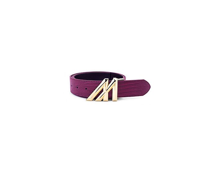 MINT Mint Lizard Belt Gold Gem M Buckle MBML-BG6 - Shiekh