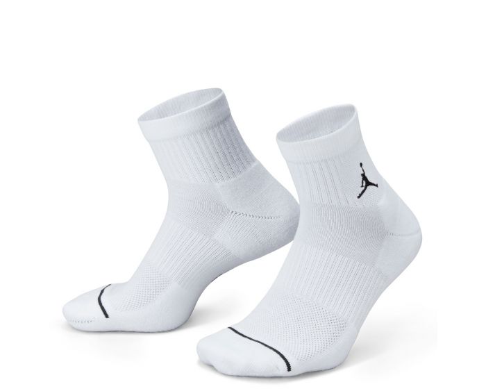 JORDAN Everyday Ankle Socks (3 Pairs) DX9655 100 - Shiekh