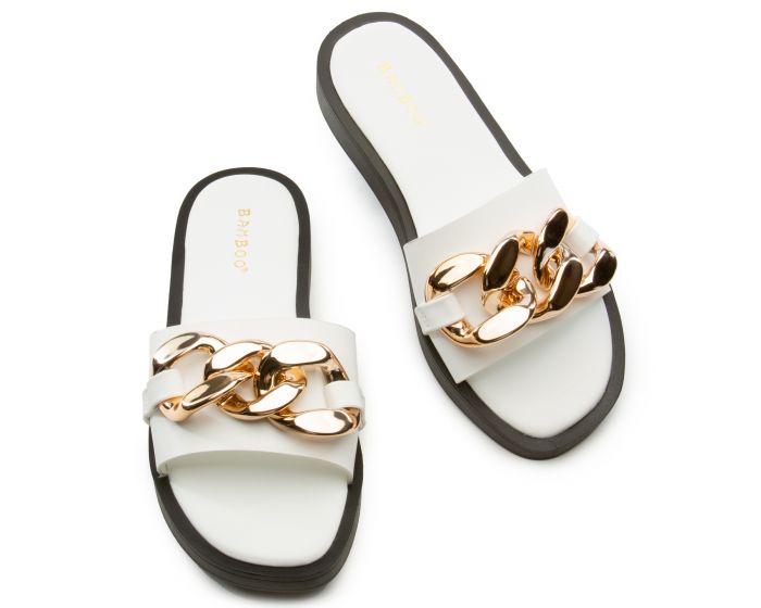 BAMBOO Sidekick-11 Sandals JPM SIDEKICK-11-WHTCRP - Shiekh