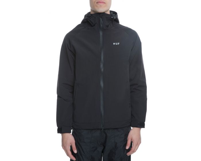 HUF The Standard Shell Jacket in -JK00074-BLACK - Shiekh