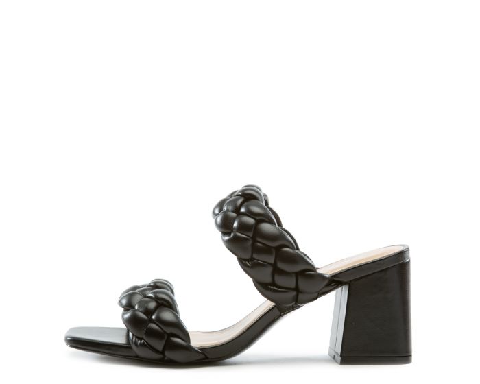 FORTUNE DYNAMICS Mostly-S Low Heel Sandals FD MOSTLY-S BLK - Shiekh