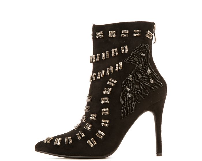 CAPE ROBBIN Women's Beronica-12 High Heel Ankle Boot BERONICA-12/BLACK ...