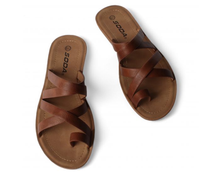 FORTUNE DYNAMICS Isabel Flat Sandal FD ISABEL-S-COG - Shiekh