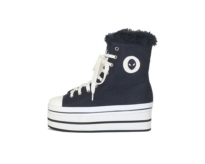 YRU Y.R.U. for Women: Elevation Sky Platform Sneaker ELEVATION SKY BLK ...