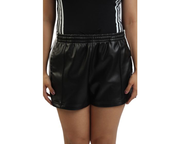 ADIDAS Adicolor Pleather Shorts IY7320 - Shiekh