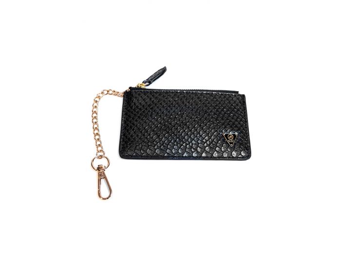 MINT Anaconda Leather Pouch - Black MAPO-AN-BK - Shiekh