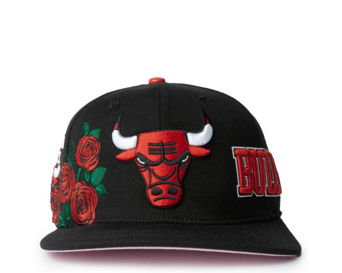 PRO STANDARD Bulls Red Rose Snapback BCB752939-BLK - Shiekh