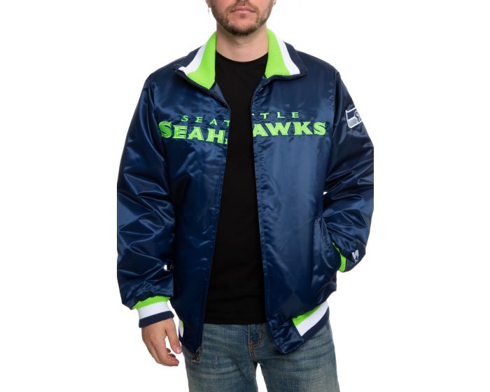 STARTER Seattle Seahawks Varsity Jacket LS800697-SSE - Shiekh