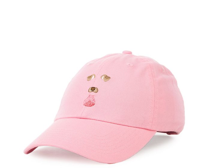 ALIAS Women's Dog Face Dad Cap DOG FACE/PINK - Shiekh