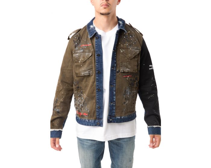 SMOKE RISE Kade Jacket JJ21509-OLV - Shiekh