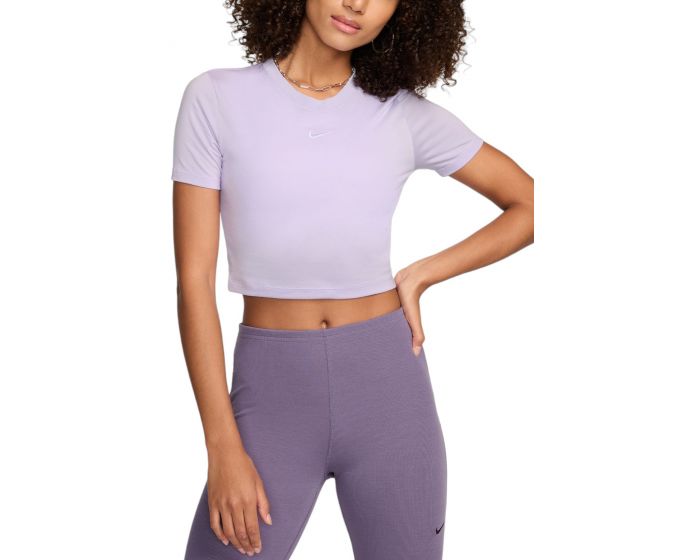 NIKE Sportswear Essential Slim Cropped T-Shirt FB2873 511 - Shiekh