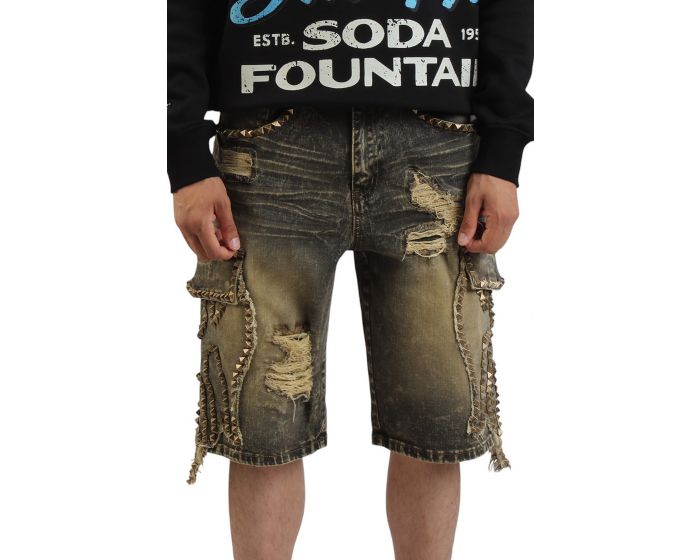 REBEL MINDS Ignition Cargo Shorts 651-963RST - Shiekh