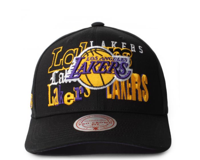 MITCHELL AND NESS Los Angeles Lakers Logo Snapback HHSS6572 ...