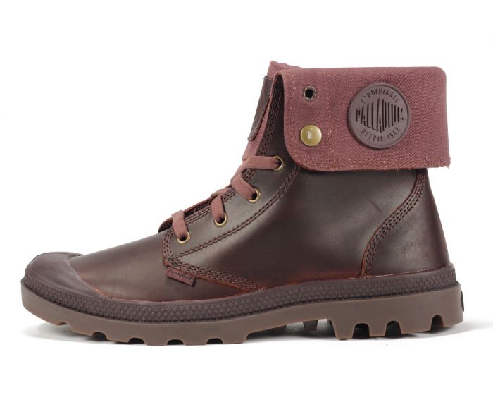 PALLADIUM Palladium for Men: Baggy Leather Russet Gum Boots 2356253 ...
