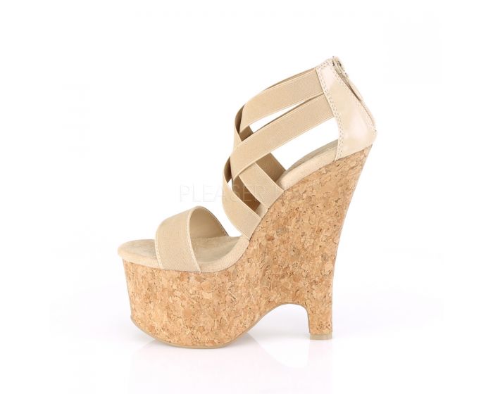 PLEASER BEAU-669 BEAU669/NDELS-PU/CK - Shiekh