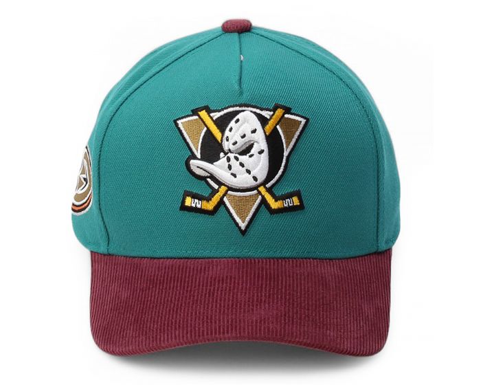 MITCHELL AND NESS Mighty Ducks Pro Pinch Fit Snapback HP11863-ADUTLPR ...
