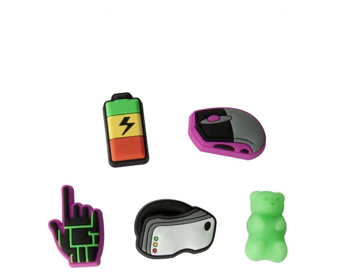 CROCS Metaverse Gaming 5 Pack Jibbitz 10011575 - Shiekh