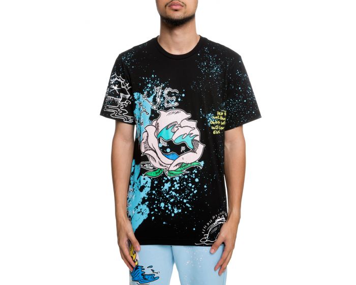 PINK DOLPHIN The Drip Drip Tee in AF21811DDBL - Shiekh