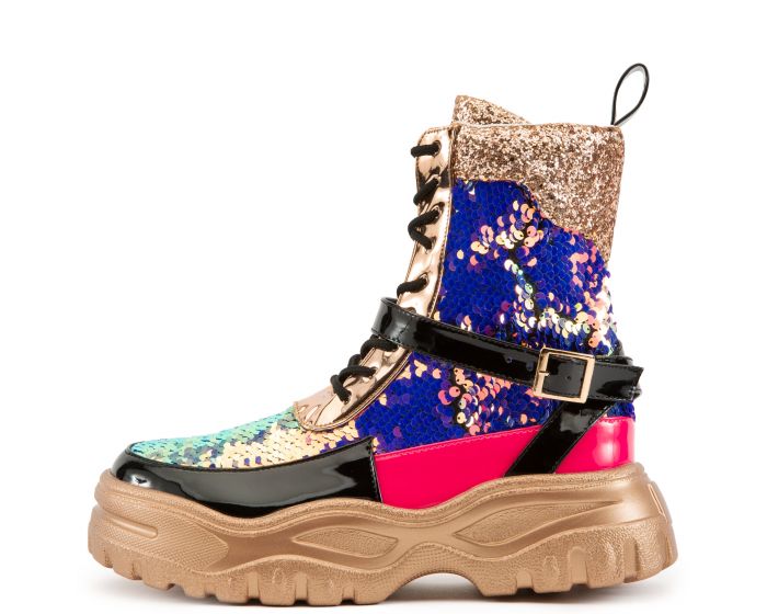 CAPE ROBBIN Mai-MD Combat Boots MAI-MD-MLT - Shiekh