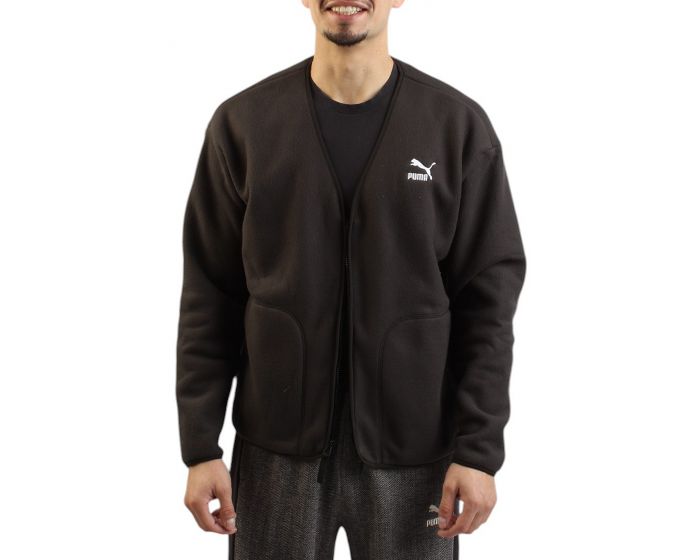 PUMA CLASSICS POLAR FLEECE CARDIGAN 62672601 - Shiekh
