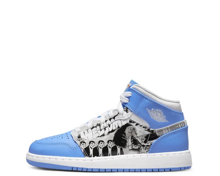 JORDAN (PS) 1 Mid Sneaker School DR6493 100 - Shiekh