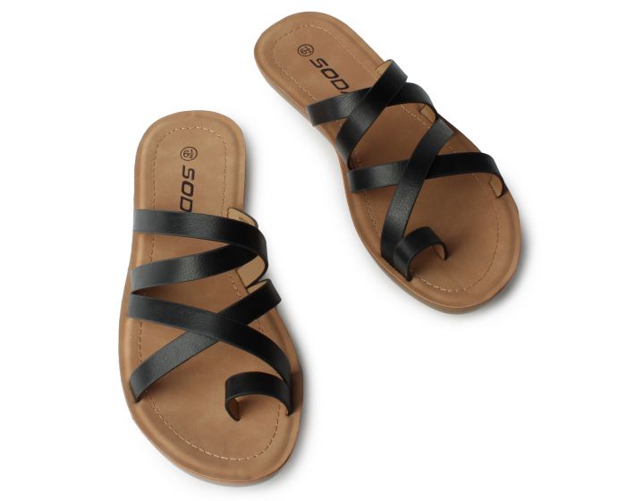 FORTUNE DYNAMICS Isabel-S Sandal FD ISABEL-S-BLK - Shiekh