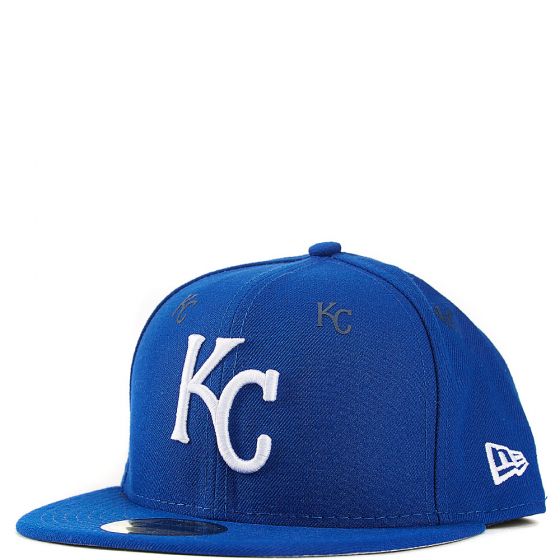 Kansas City Royals Fitted Hat Royal Blue New Era 59FIFTY With Rubber ...