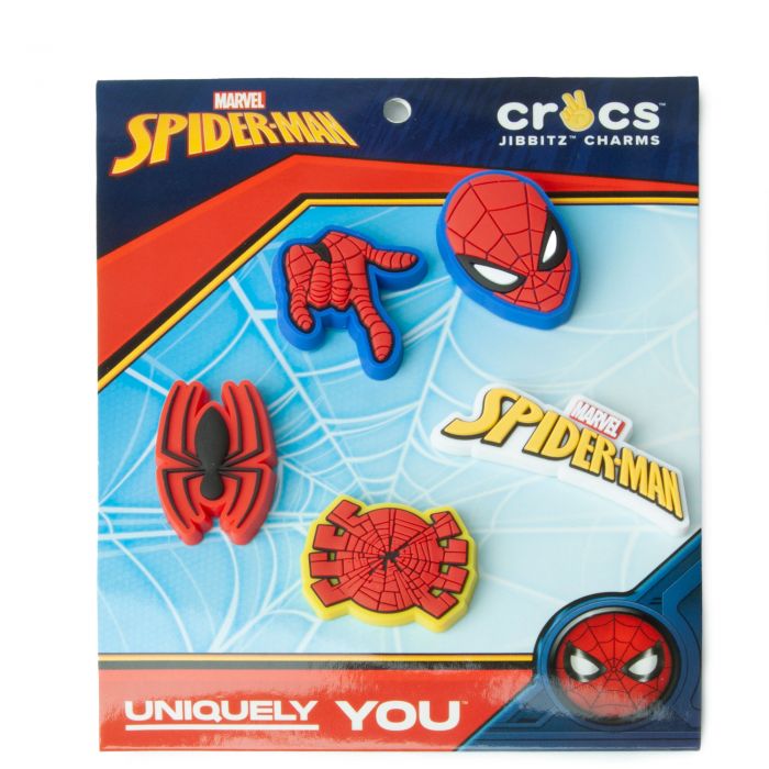 CROCS Spider Man Jibbitz, 5 Pack 10010007-SPIDER - Shiekh