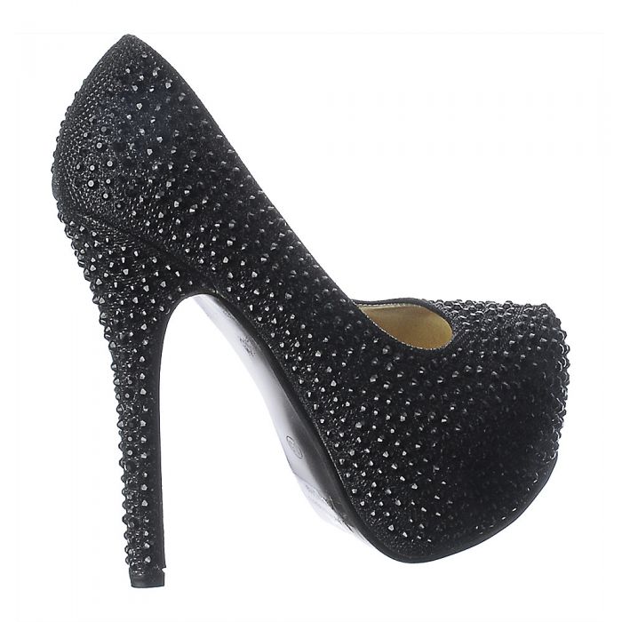 SPRINGLAND 0-18 High Heel Pumps 0-18/BLACK - Shiekh