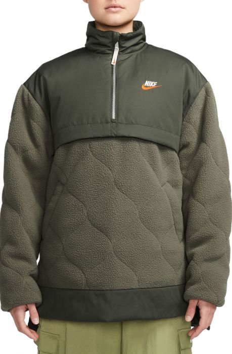 NIKE Sportswear City Utility 1/4-Zip High-Pile Jacket FB8687 325 - Shiekh
