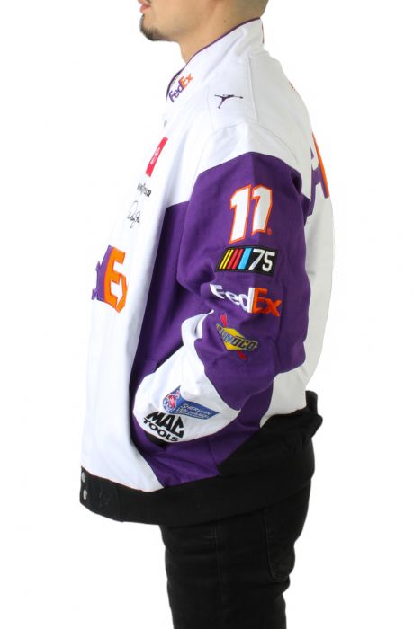 JH DESIGN Fedex Racing Jacket DHO303FE23-WHT - Shiekh