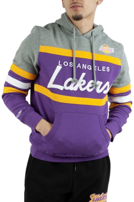 MITCHELL AND NESS NBA Head Coach Hoodie Lakers FPHDSC19029-LALPURP - Shiekh