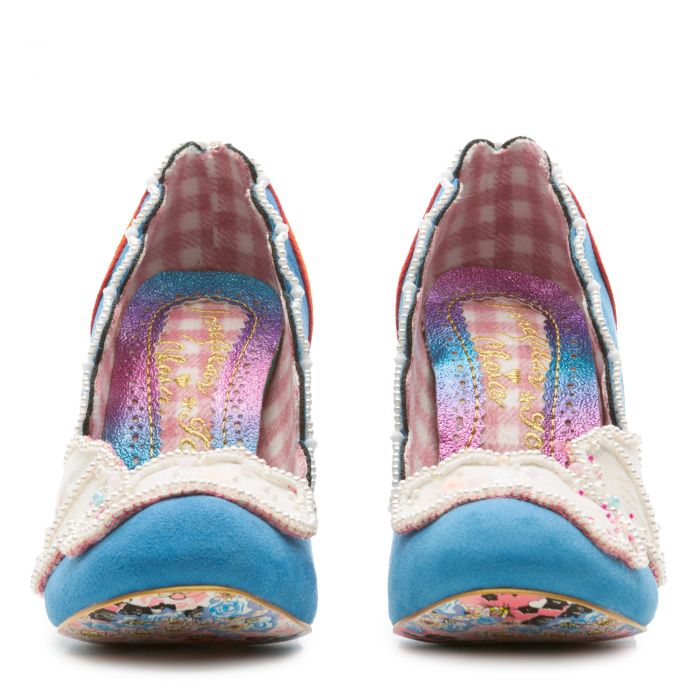 Irregular Choice Shirley Bass Heels 3801 52e Blu Shiekh