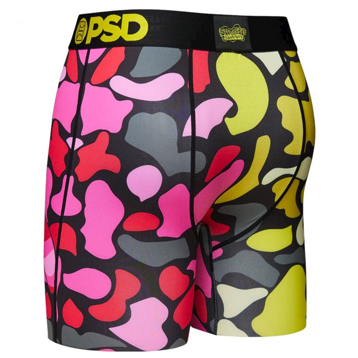PSD SpongeBob- Absorbent Camo Boxer Briefs 222180019 - Shiekh
