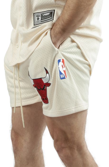 PRO STANDARD Bulls Roses Logo Mesh Short BCB355746-EGG - Shiekh