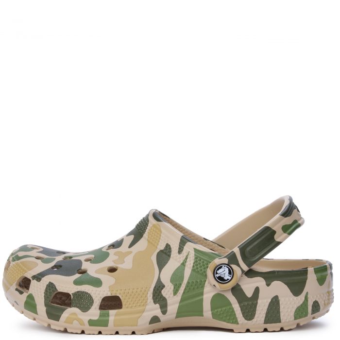 CROCS Classic Printed Camo Clog 206454-2Y6 - Shiekh