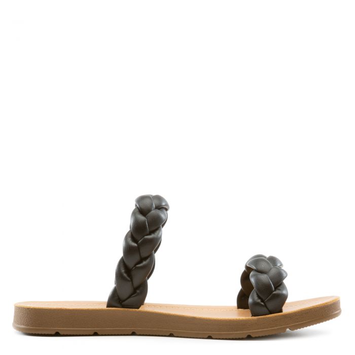 FORTUNE DYNAMICS Joyful-S Flat Sandals FD JOYFUL-S BLK - Shiekh