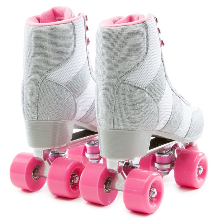 COSMIC SKATES Archie-230 Glitter Roller Skate ARCHIE-230-SLV - Shiekh