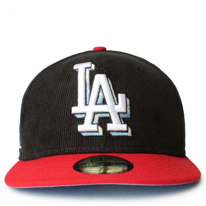 NEW ERA CAPS Los Angeles Dodgers 59Fifty Corduroy Fitted Hat 70761810 ...