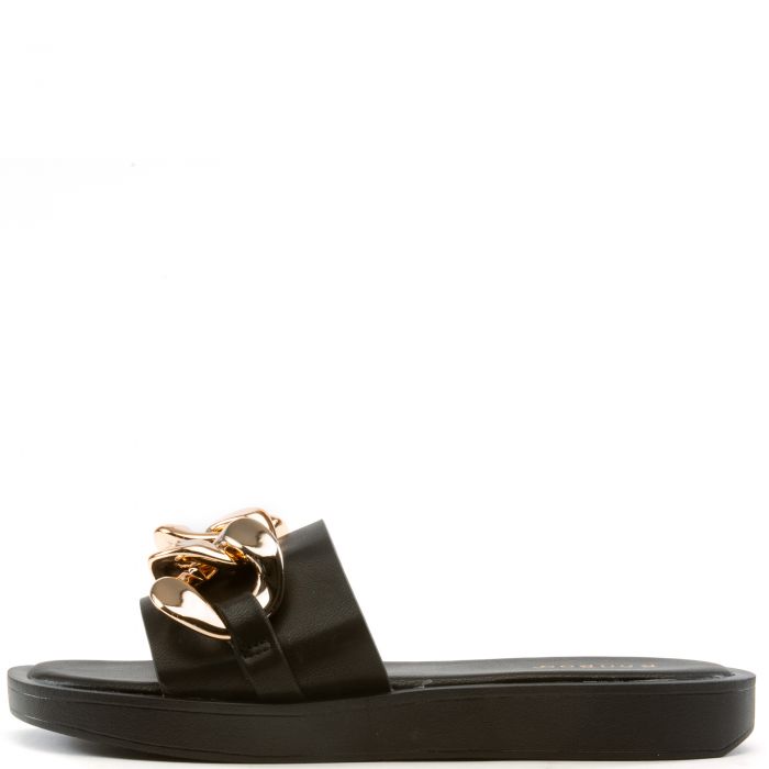 BAMBOO Sidekick-11 Sandals JPM SIDEKICK-11-BLKCRP - Shiekh