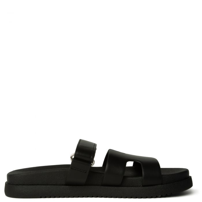 FORTUNE DYNAMICS Bianca Strap Flip Flop FD BIANCA-S-BLK - Shiekh