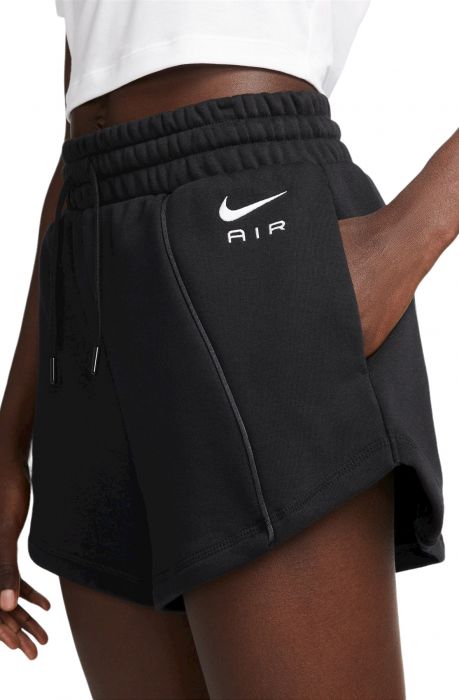 NIKE Air High-Rise Fleece Shorts DQ6565 010 - Shiekh