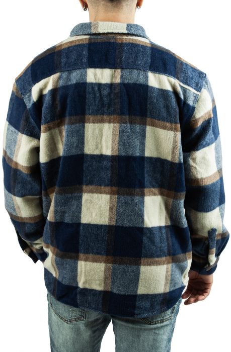 HIGH CALIBER Burly Flannel C13256-BLUE - Shiekh