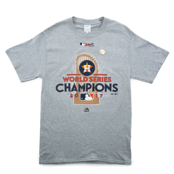 MAJESTIC Astros Locker Room Tee 952M-0103-HUZ-LYH - Shiekh
