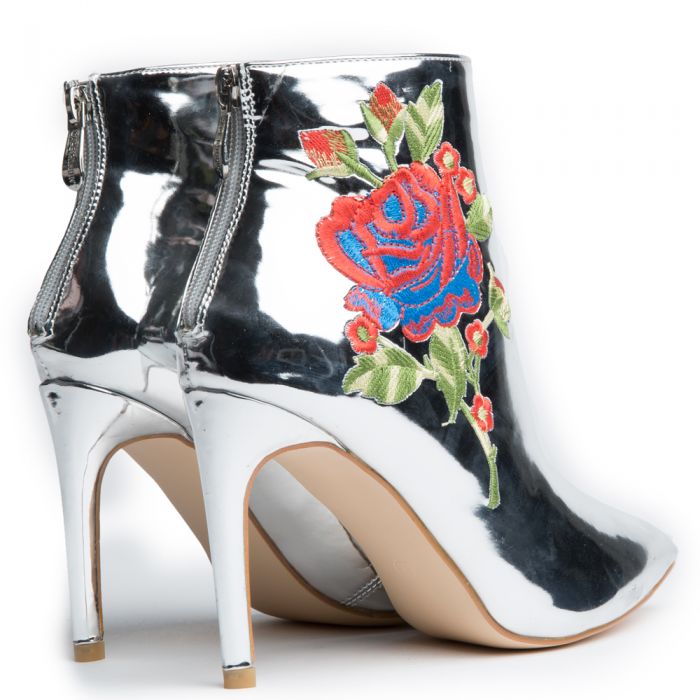 CAPE ROBBIN Mini-101 Bootie MINI-101/SILVER - Shiekh