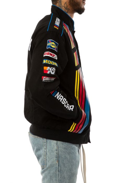 JH DESIGN Nascar Racing Jacket NAS303RAC8-BLK - Shiekh